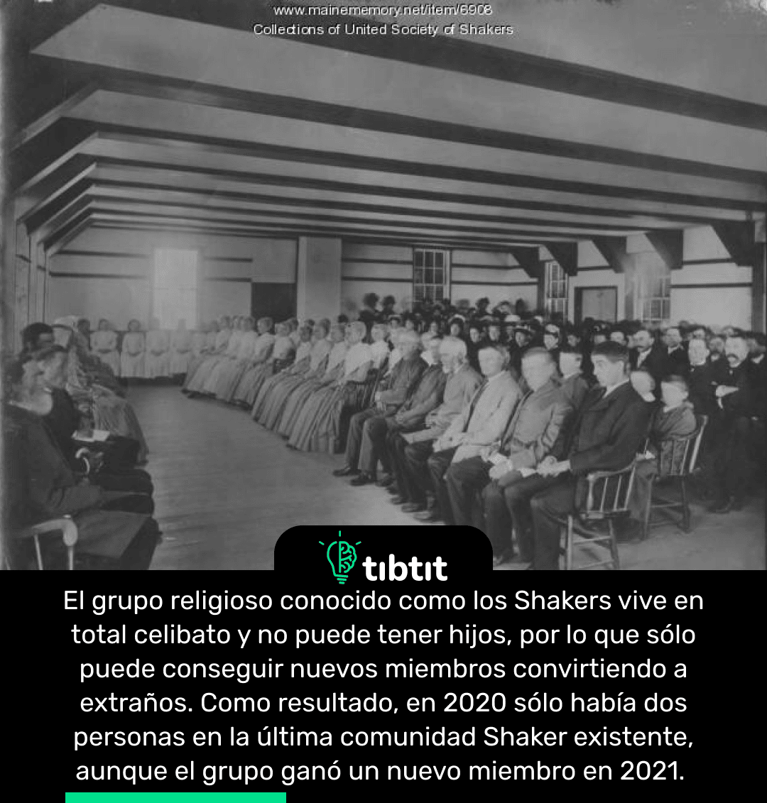 Sabías que… Grupo religioso conocido como los Shakers | Curiosidades ...