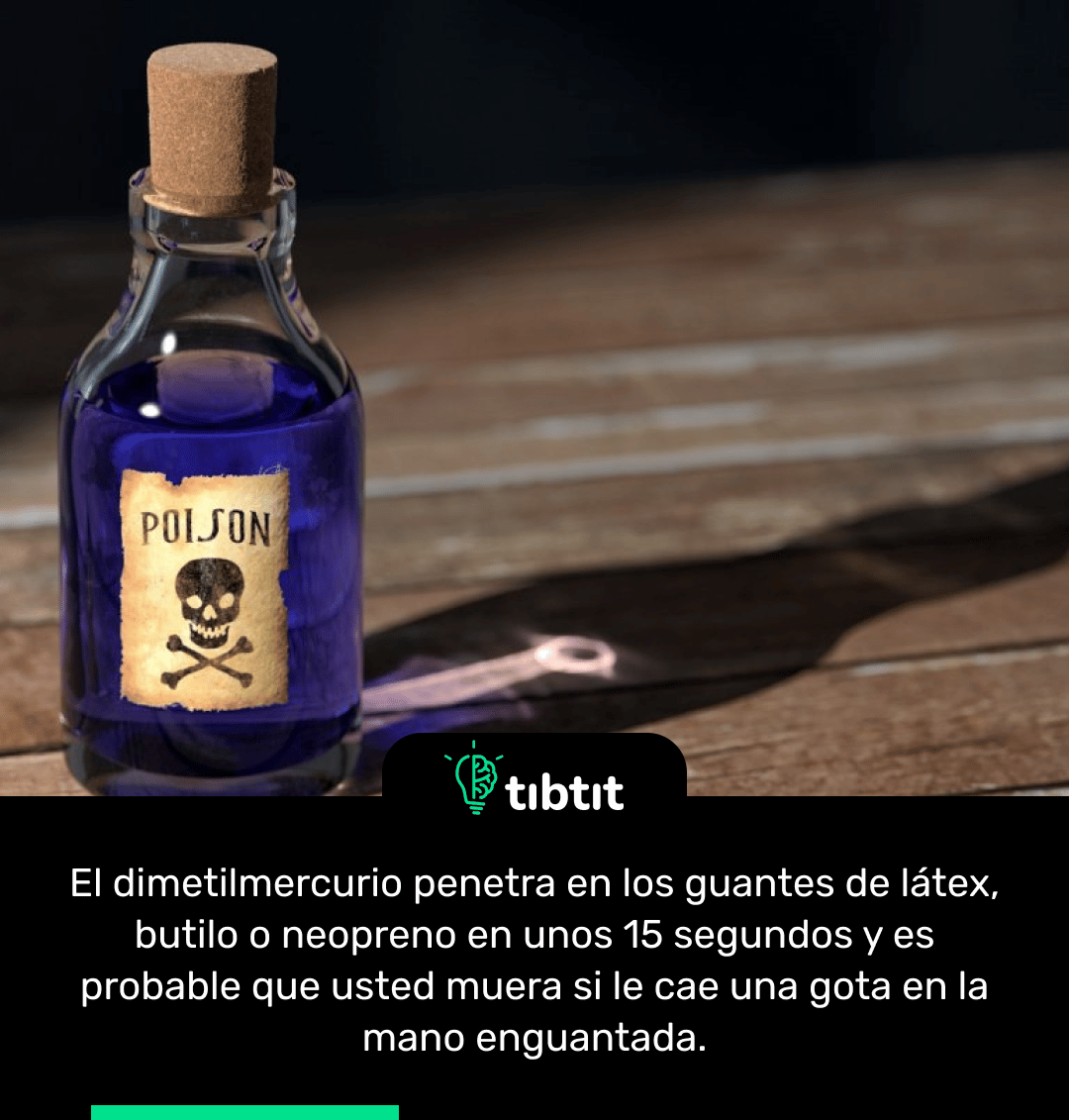 Sabías que… El dimetilmercurio | Curiosidades & Datos curiosos | Los ...