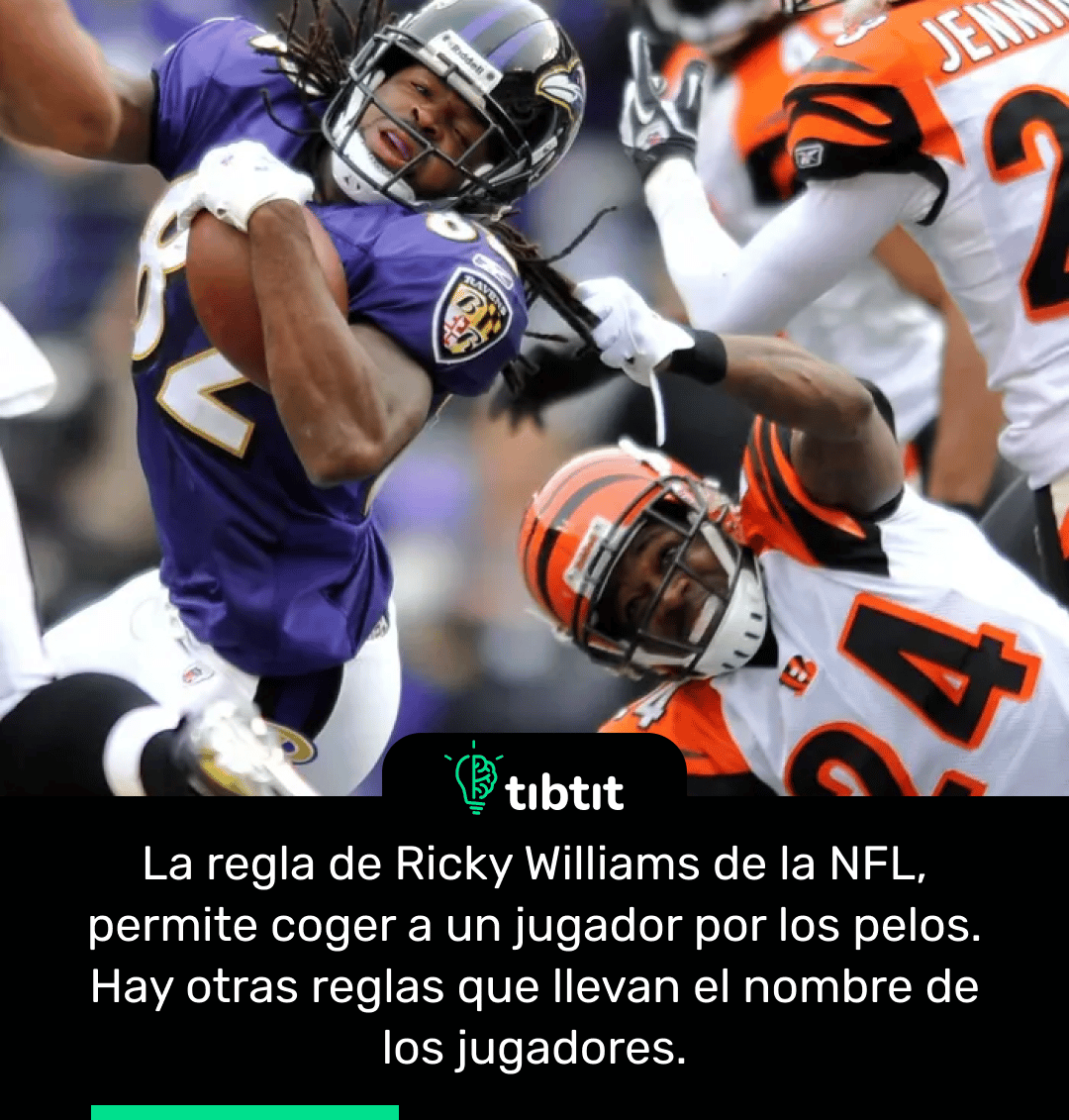 Sabías que… La regla de Ricky Williams de la NFL | Curiosidades & Datos ...