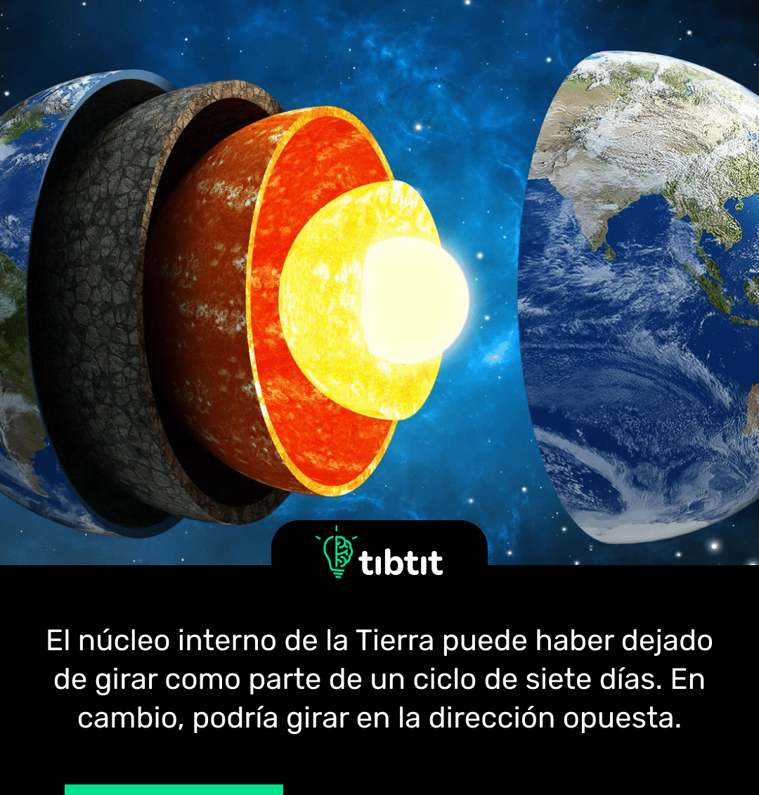 Sabías que… El núcleo interno de la Tierra puede haber dejado ...