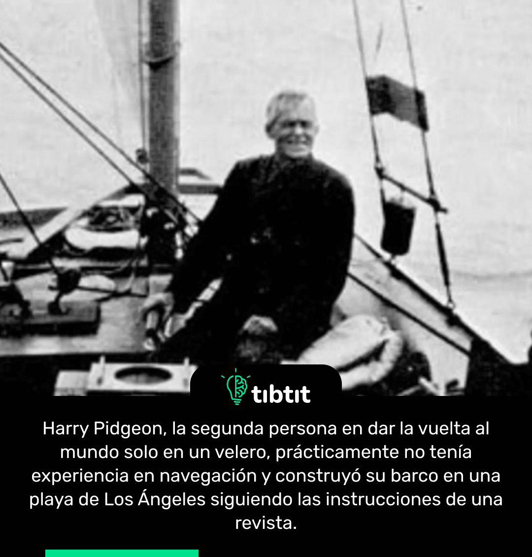 Sabías que… Harry Pidgeon | Curiosidades & Datos curiosos | Los datos y ...