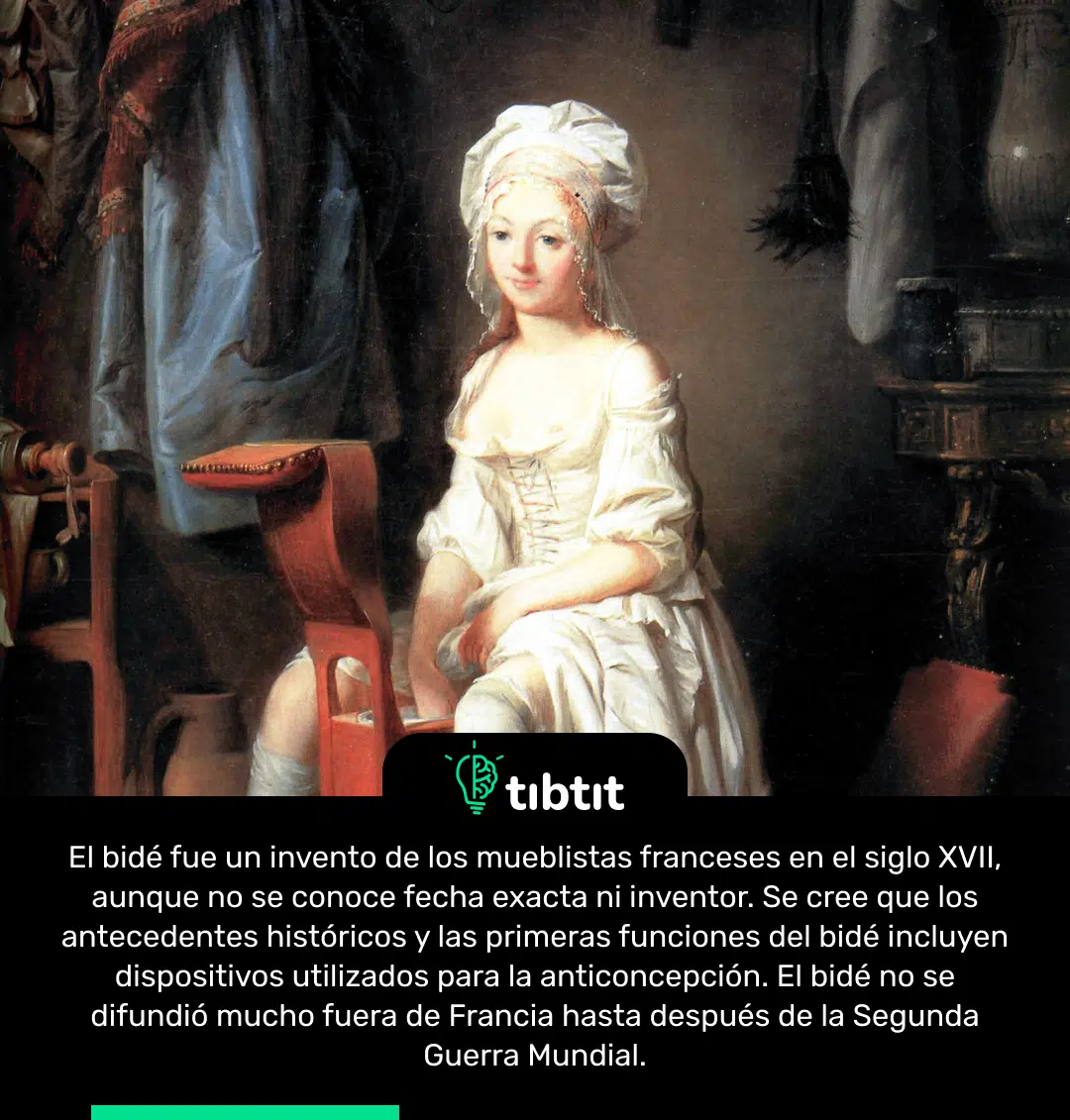 Sabías que… El bidé fue un invento de los mueblistas franceses en el ...