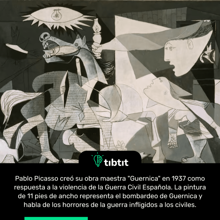 Sabías que… Pablo Picasso creó su obra maestra "Guernica" en 1937 ...